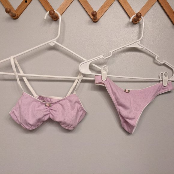 Etsy | Intimates & Sleepwear | Handmade Bralette And Thong Set Size ...